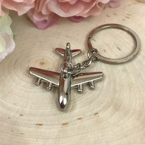 Accessories | Silver 4 Engine Jumbo Jet Airplane Keychain | Poshmark
